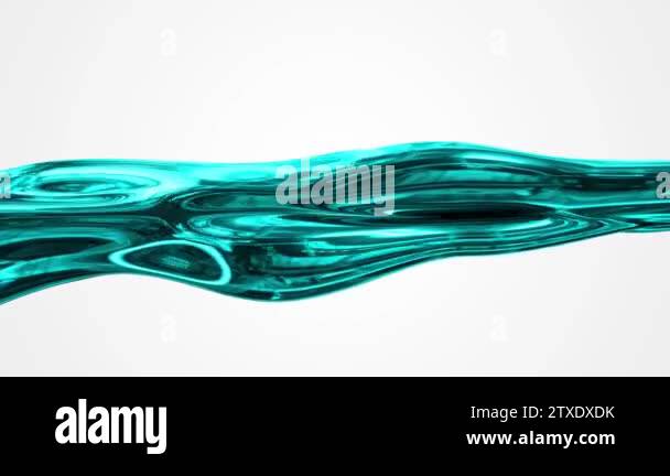 Gold 3d liquid surface texture. Animation of blue liquid object ...