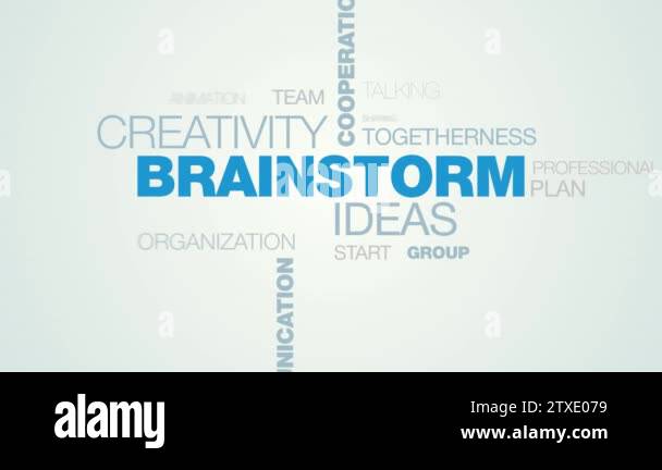 brainstorm ideas creativity cooperation business teamwork notes people ...
