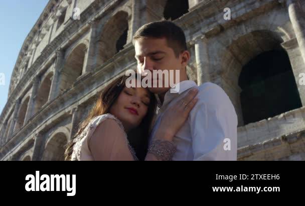 Rome couple kissing tourists Stock Videos & Footage - HD and 4K Video ...