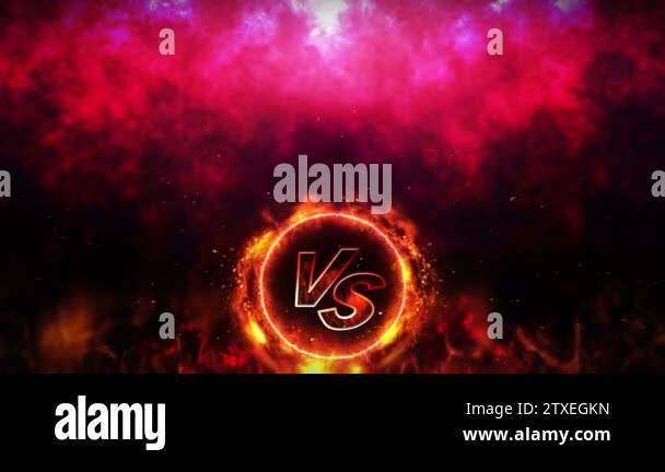 Versus fight background. Battle and comparison concept loop animation ...