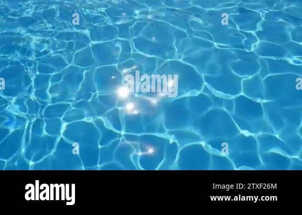 Fairylike swimming pool shining with its alive see-through sky blue ...