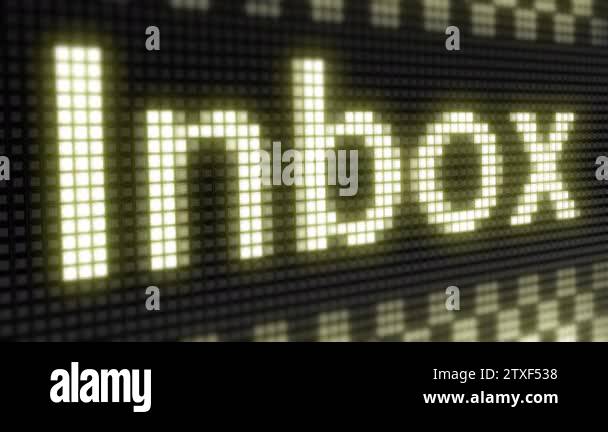 Inbox icon in the Screen. Looping footage has 4K Resolution with Encoder Prores 4444. Great ...