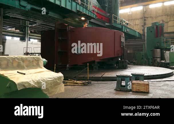 huge centrifuge on the factory, Huge CNC machine automatic drilling ...