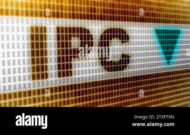 The index of 35 stocks that trade on the Bolsa Mexicana de Valores. Looping footage has 4K ...