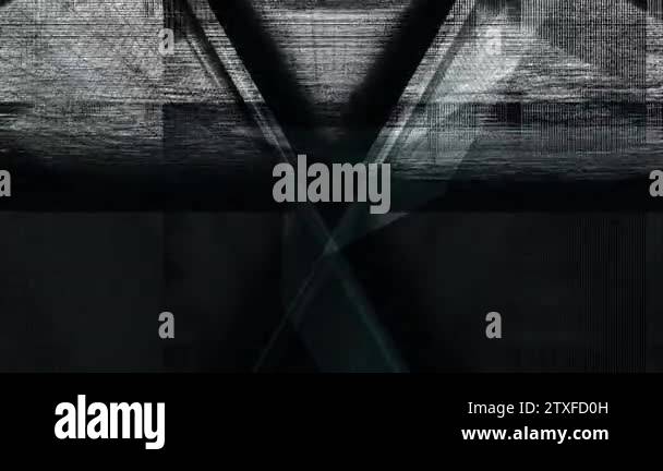 A computer generated animation of of geometric triangular shapes and ...