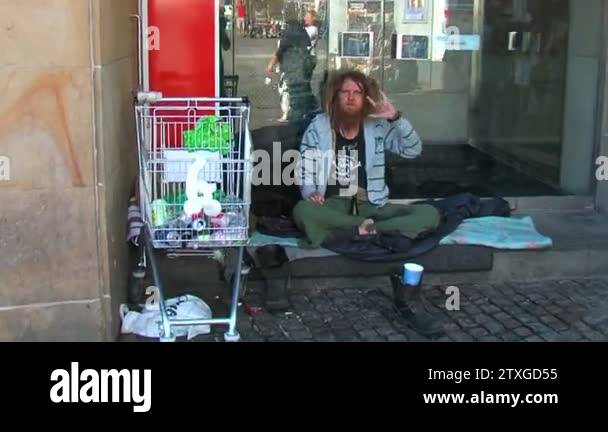 Homeless person Stock Videos & Footage - HD and 4K Video Clips - Alamy
