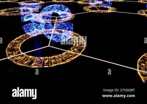 5G internet sideways movement animation Stock Video Footage - Alamy