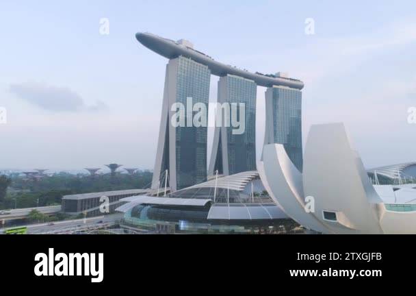 Marina bay sands hotel towers Stock Videos & Footage - HD and 4K Video ...
