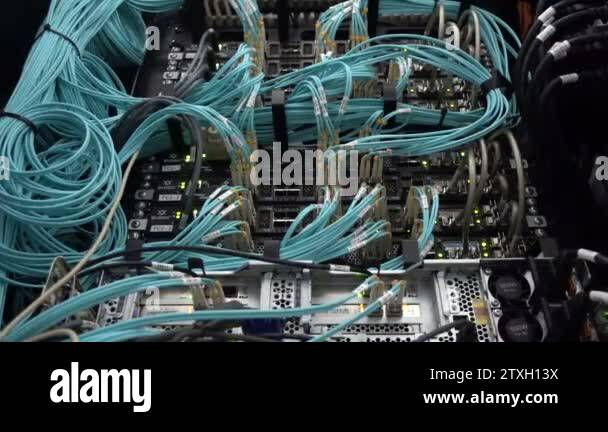 Data center cable equipment Stock Videos & Footage - HD and 4K Video ...