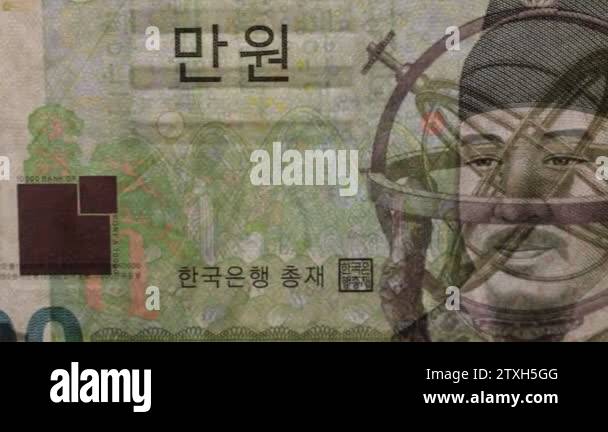 Korean banknote Stock Videos & Footage - HD and 4K Video Clips - Alamy