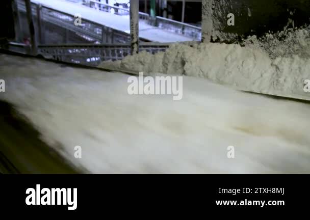 Transport of sugar on the production line. Industrial premises sugar ...