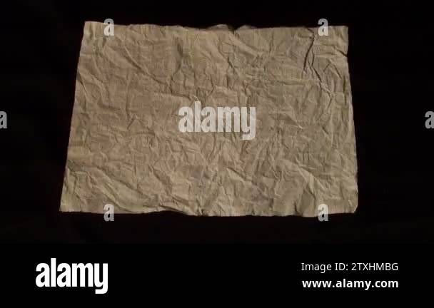 Crinkled paper Stock Videos & Footage - HD and 4K Video Clips - Alamy