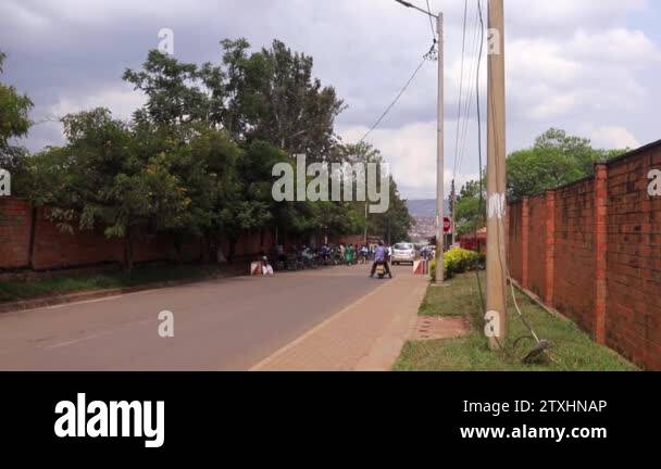 Unidentified people at the Kicukiro Market in Kigali, Rwanda, in March ...