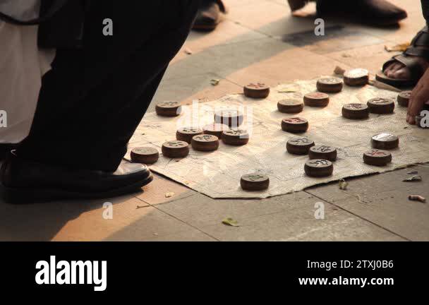 Chinese men playing traditional game Stock Videos & Footage - HD and 4K ...