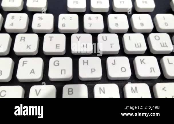 The camera moves from the top over a beautiful trendy black and white ...