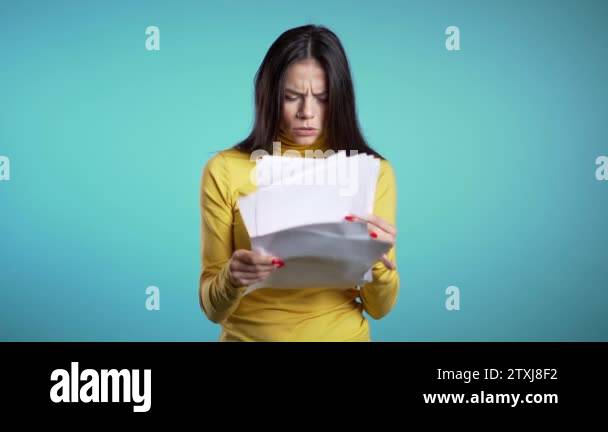 Angry furious female office worker throwing crumpled paper, having ...