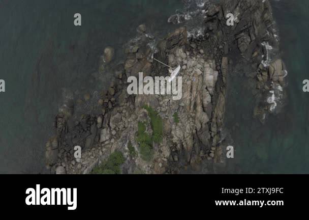 Shipwrecked yacht on rocks Stock Videos & Footage - HD and 4K Video ...