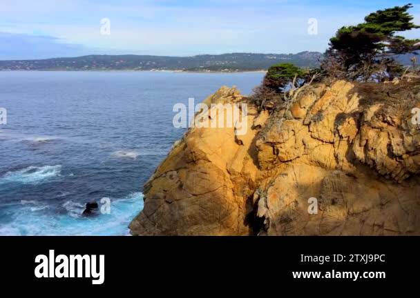 The Pacific Ocean at the Point Lobos State Natural Reserve, California ...