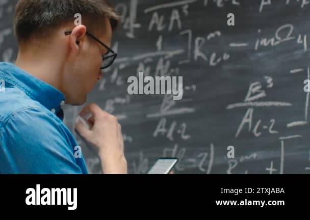 Brilliant Young Mathematician Writes Long and Complex Math Equation ...