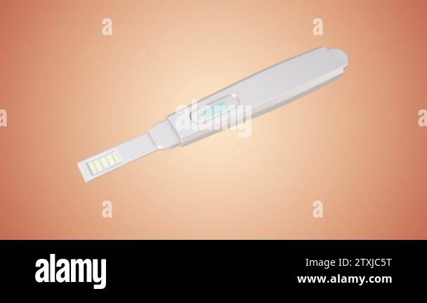 Scientific 3d animation of medical thermometer at blue background ...