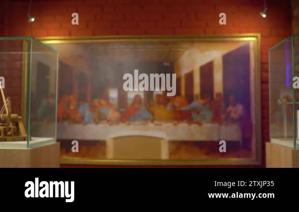 Leonardo da Vinci work the Last Supper reproduction a monumental ...