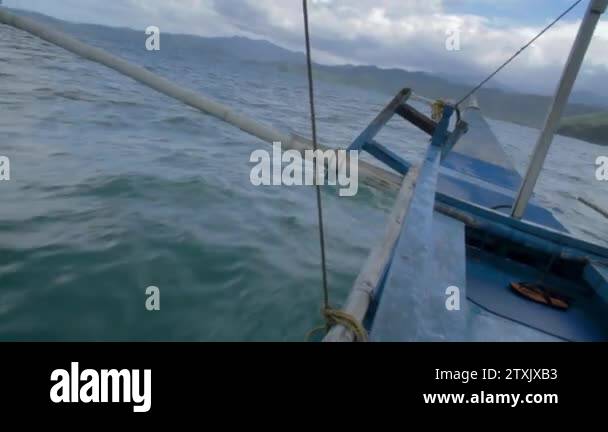 Palawan Boat Ride. A rough and bumpy boat ride on the way to the ...