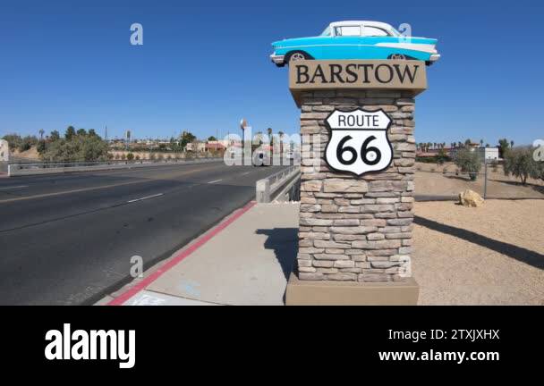 Barstow city on Route 66 Stock Video Footage - Alamy