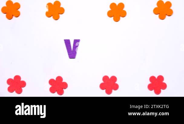 The word values. The word is made in dancing letters in colored font ...