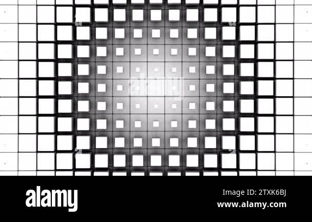 Cubes Form A Wave. Green background, 2 in 1, created in 4K, 3d ...