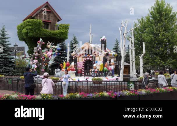 SAPPORO / JAPAN - JULY 2019: View of Shiroi Koibito Park of Ishiya ...