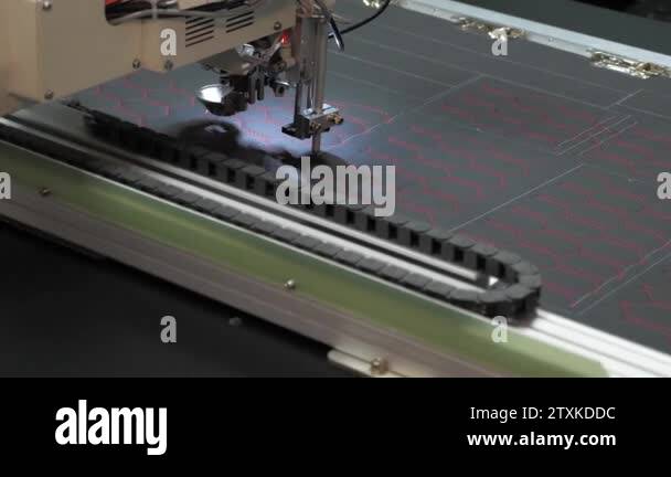 sewing machine control computer. automatic sewing machine. Automated ...