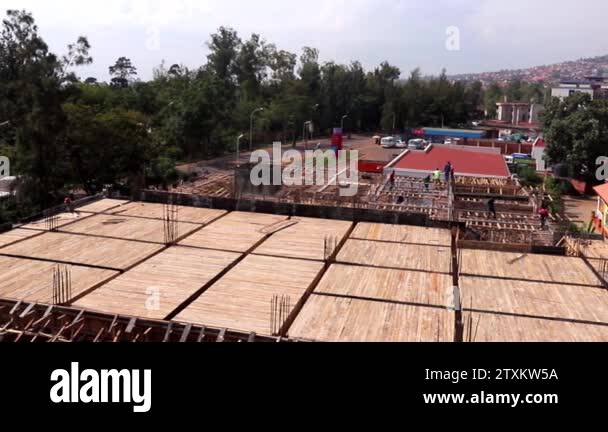 Road traffic in the Kicukiro district of Kigali, the capital of Rwanda ...