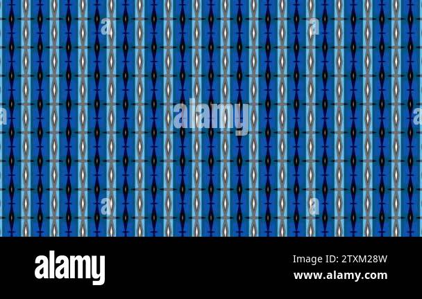 Two 2D graphic patterns that blend together to create multicolored ...