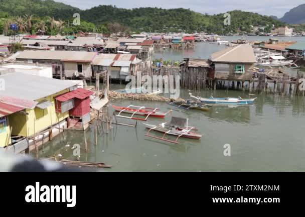philippines house in the slum for poor people, concept of poverty and ...