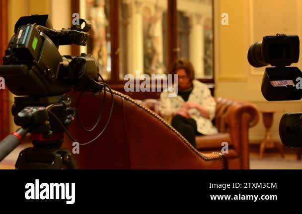 Television interview studio Stock Videos & Footage - HD and 4K Video ...