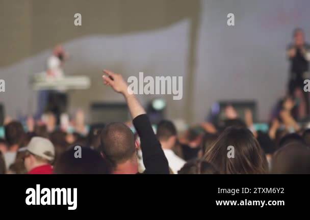 Stadium audience back view Stock Videos & Footage - HD and 4K Video ...