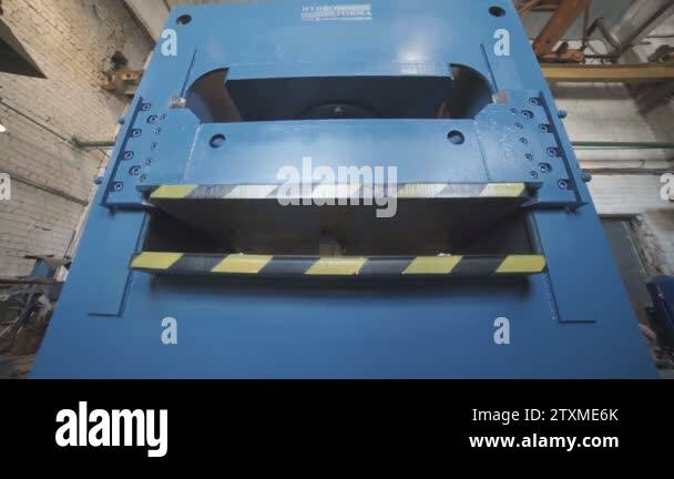 Structures and parts of machine tools in heavy engineering plants Stock ...