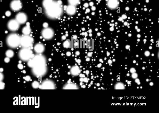 motion graphics and animated background of white dots and orbs on a ...