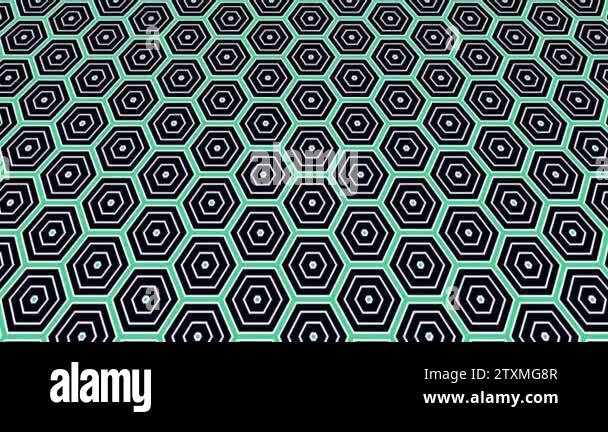 Graphic 2D video pattern that tilts up and moves, composed of designs ...