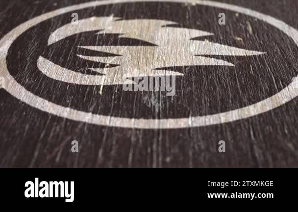 Flammable / Flame Warning Symbol On Wodden Texture. Ideal For Your Fire ...