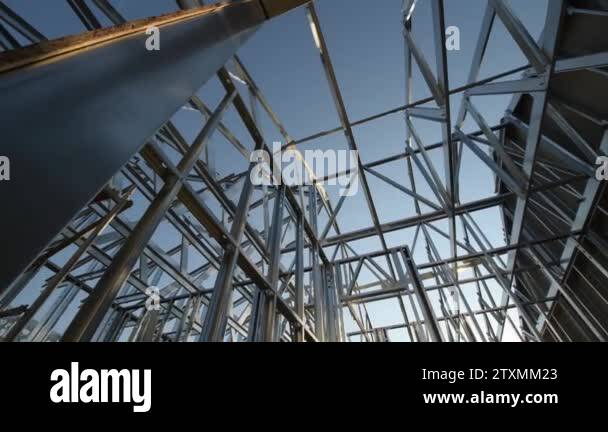 Structure steel skeleton frame Stock Videos & Footage - HD and 4K Video ...