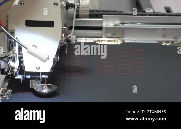 sewing machine control computer. automatic sewing machine. Automated ...