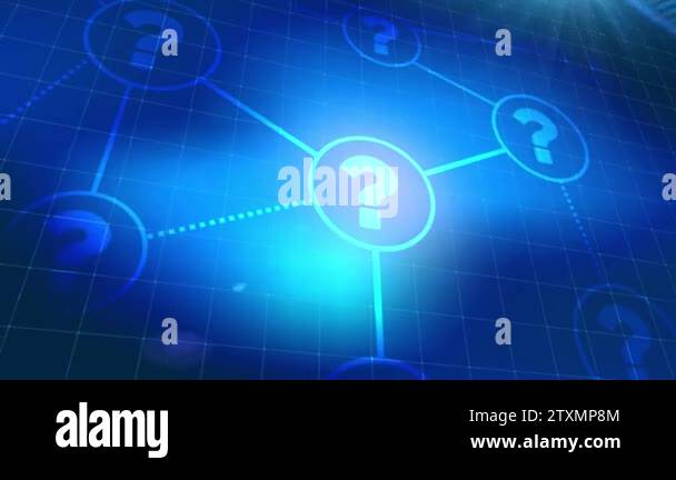 question mark sign faq icon animation blue digital elements technology ... question mark sign faq icon animation blue digital elements technology ...