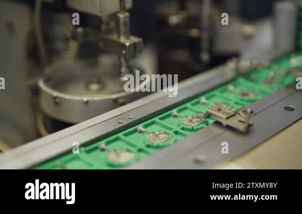 Production of watches, process of assembling the mechanism of a ...