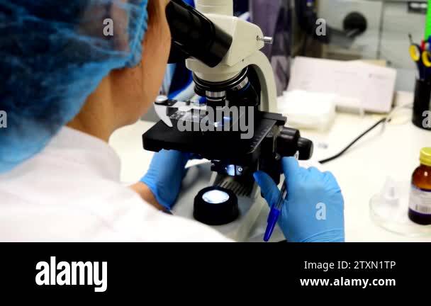 medical laboratory with hematological profile, research using a ...
