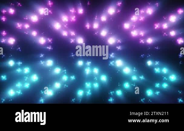 Bright spotlight blue and violet fluorescent color. Modern lighting ...