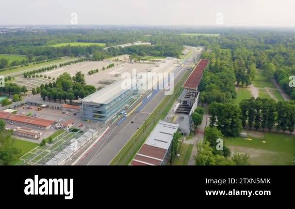 Monza, Italy. Autodromo Nazionale Monza is a race track near the city ...