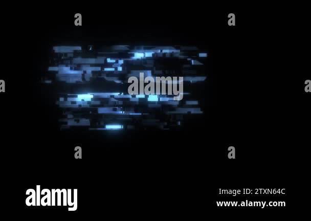 HUD screen cool glitch access denied text animation background logo seamless loop New quality ...