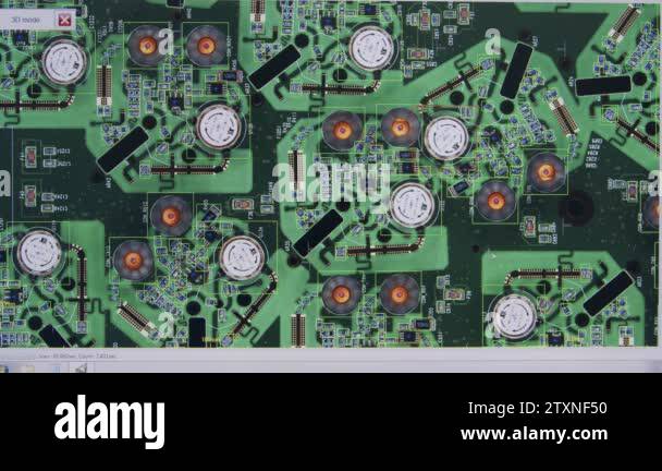 Visual and 3D inspection of a computer circuit board using laser ...