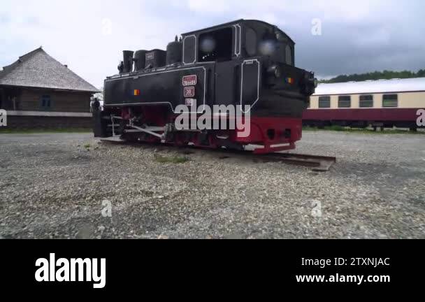 Old steam locomotive in Romania, Steam narrow gauge train, Steam train ...